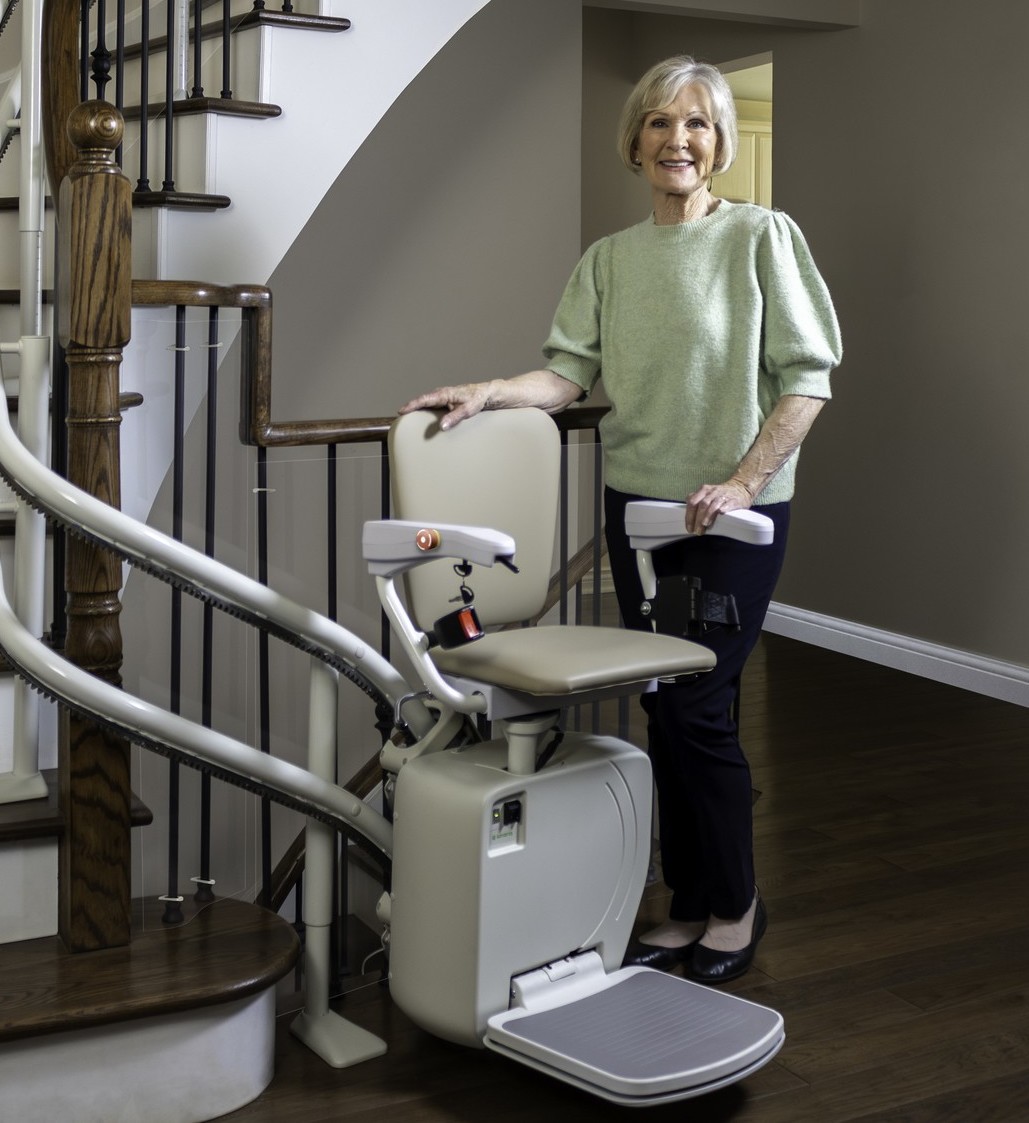 Custom Curved Stair Lifts - Pennsylvania Stairlifts