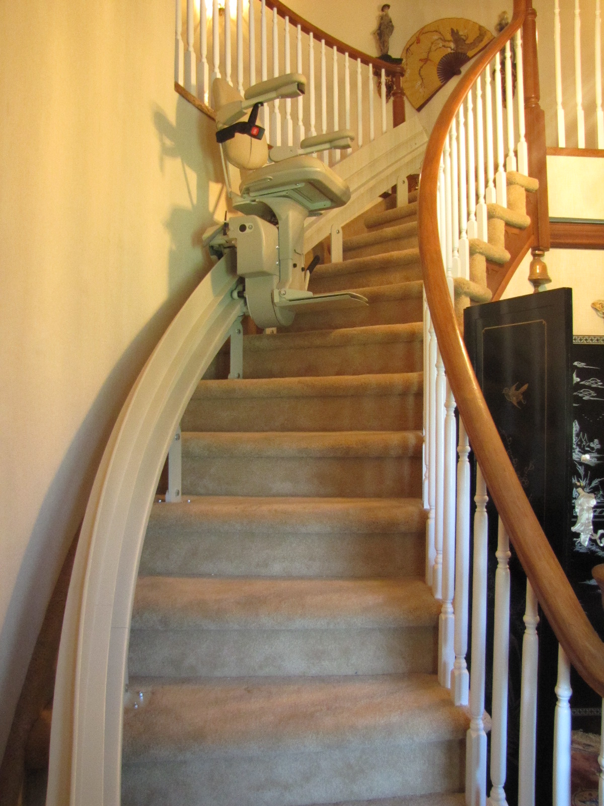 Custom Curved Stair Lifts - Pennsylvania Stairlifts